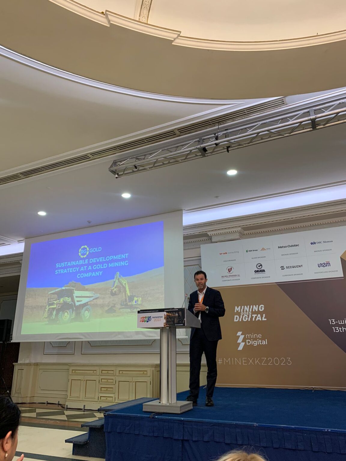 RG Gold gold-mining company presented a sustainable development ...